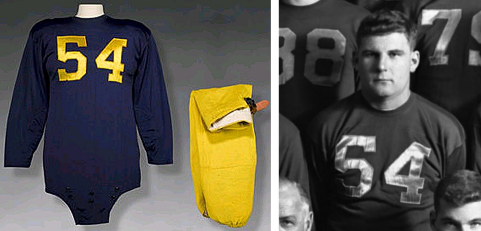 1952 Michigan Game Uniform (Wayne Melchiori) — MVictors.com - Michigan ...